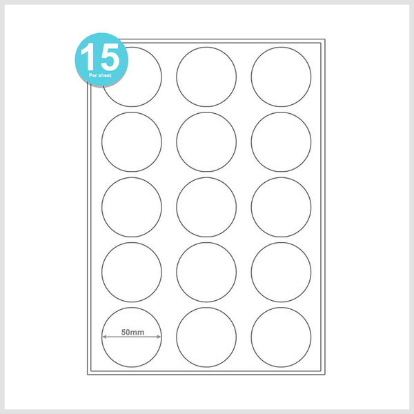 15 Round Labels Sticker Paper/Printable Sticker paper/Label Stickers ...